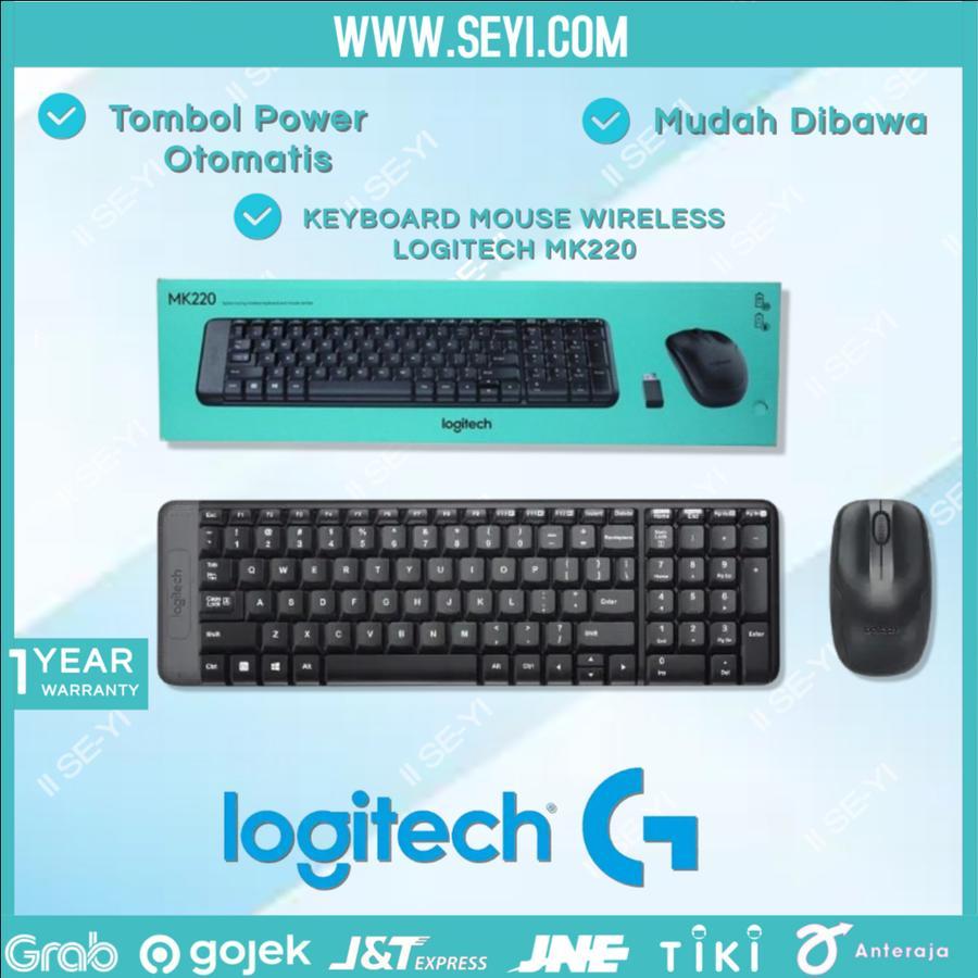 Jual Logitech Wireless Mouse Keyboard MK220 Combo MK220 ORIGINAL ...