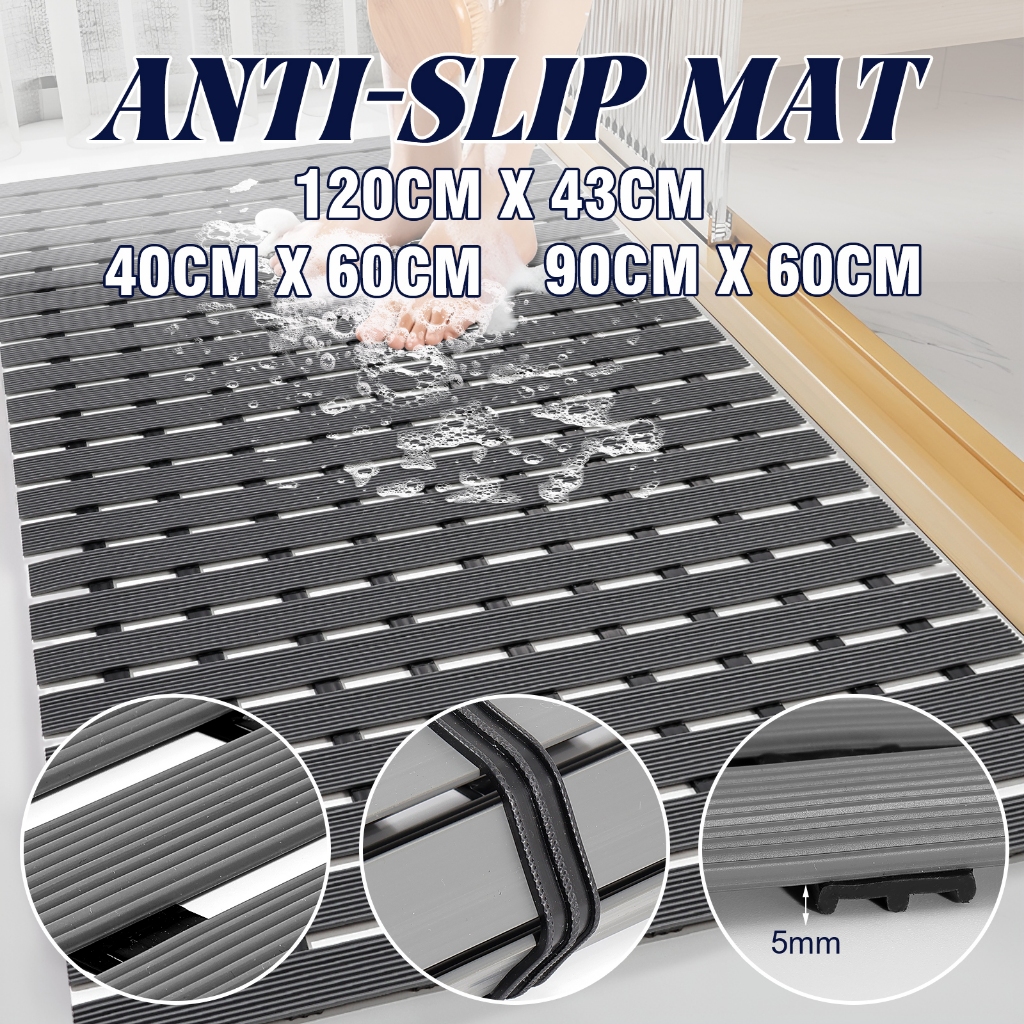 Jual Keset Lantai Kamar Mandi Anti Slip Keset Anti Licin Bathroom Rail ...