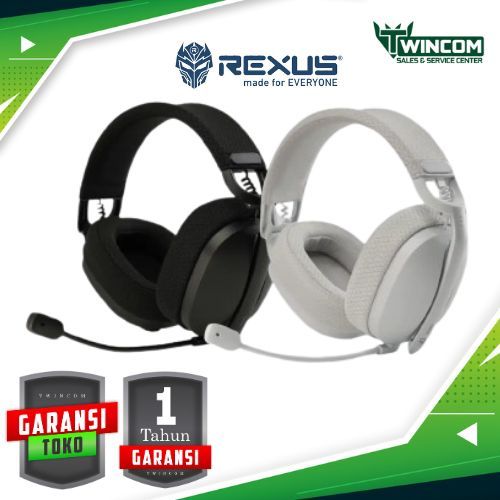 Jual HEADSET REXUS WIRELESS SL1 SEDNA WHITE / BLACK (TRIPLE CONNECTION ...