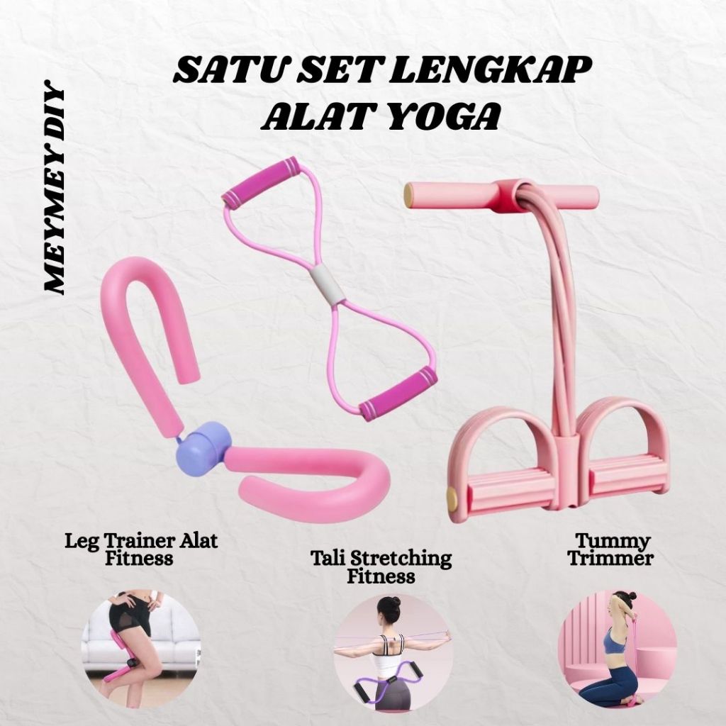 Jual MEYMEY DIY PAKET 3in1 Alat Yoga Rumahan Mudah Digunakan sehari ...