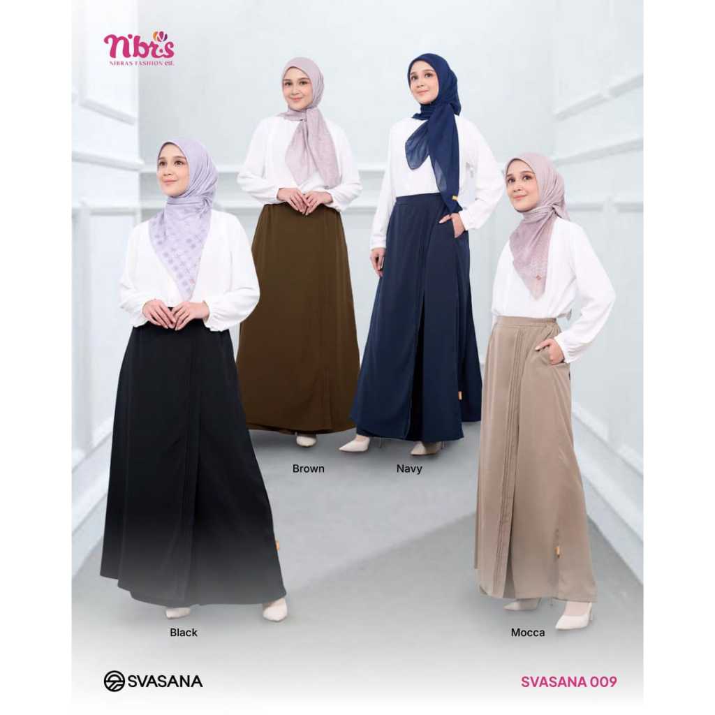 Jual ROK CELANA NIBRAS TERBARU SVASANA 009 / ROKCEL ROK CELANA KEKINIAN / ROK DENGAN INNER ...