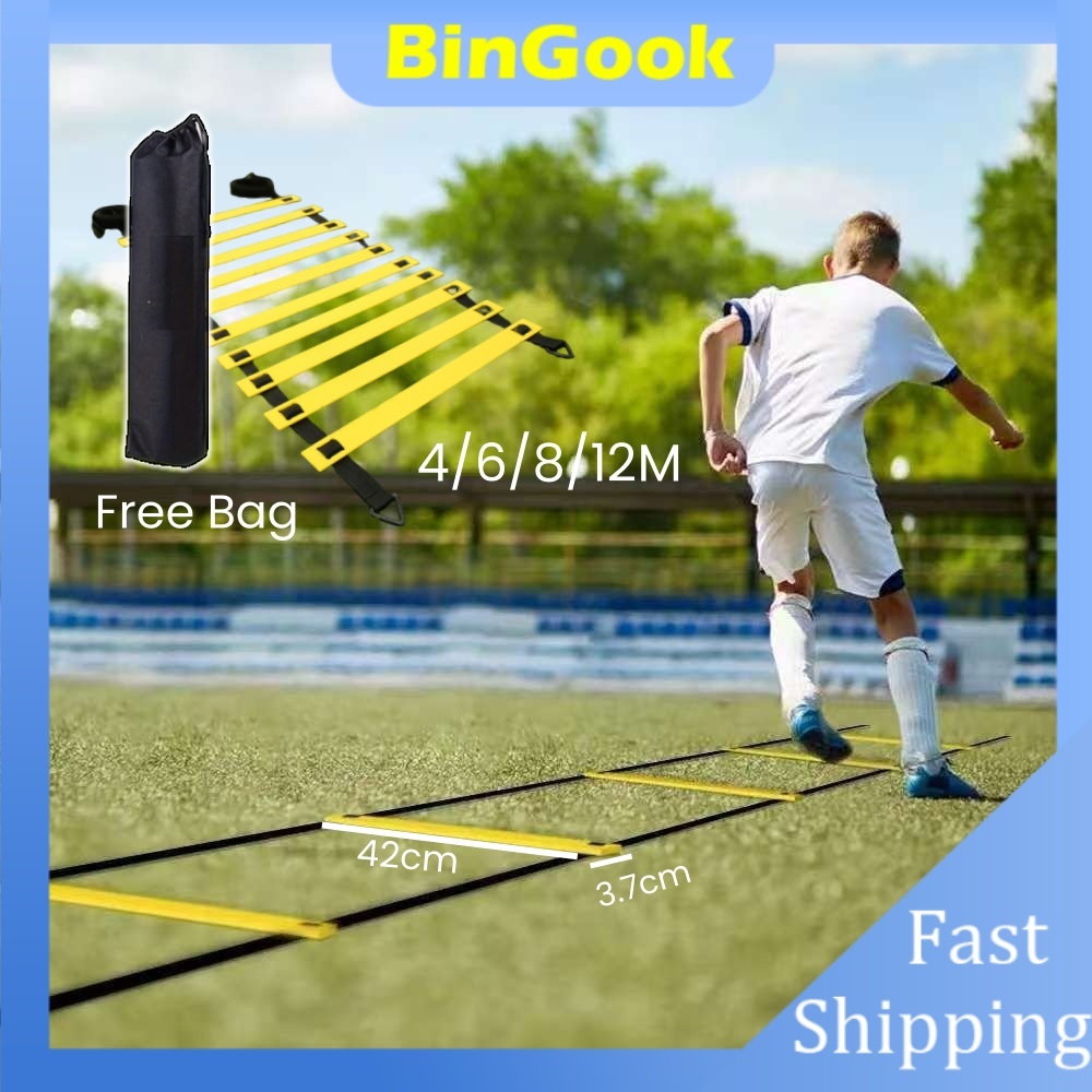 Jual 4M/6M/8M/12M Agility Ladder Speed Ladder Training Ladder Football training Speed Ladder ...