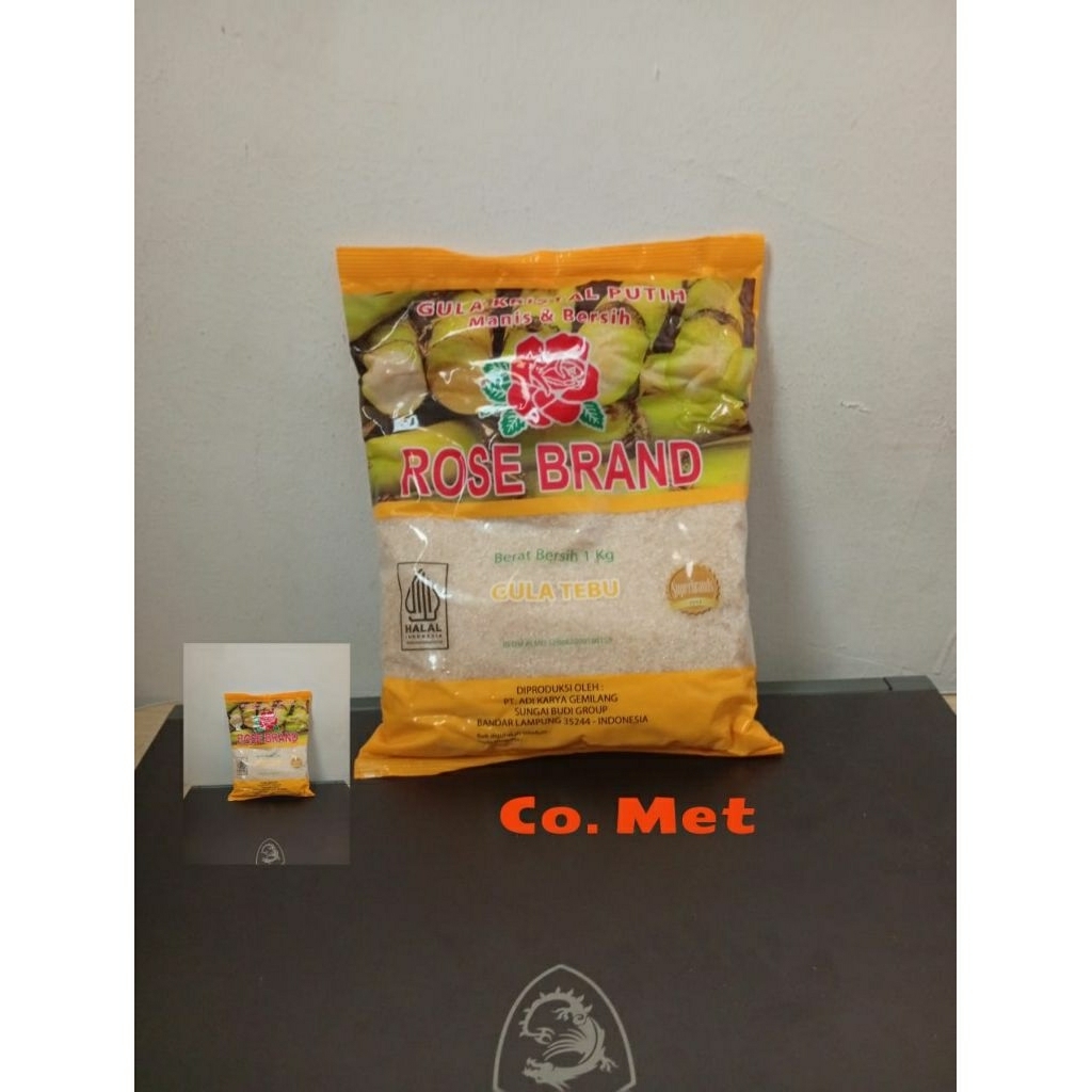Jual Gula 1kg rose brand kuning hijau kemasan | Shopee Indonesia