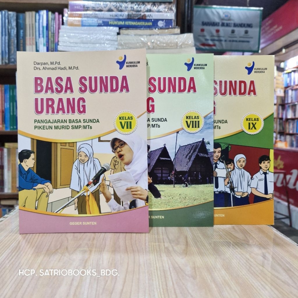 Jual Buku Basa Sunda Urang KURIKULUM MERDEKA SMP/MTS KELAS 7.8.9. DARPAN.M.Pd. ORIGINAL ...