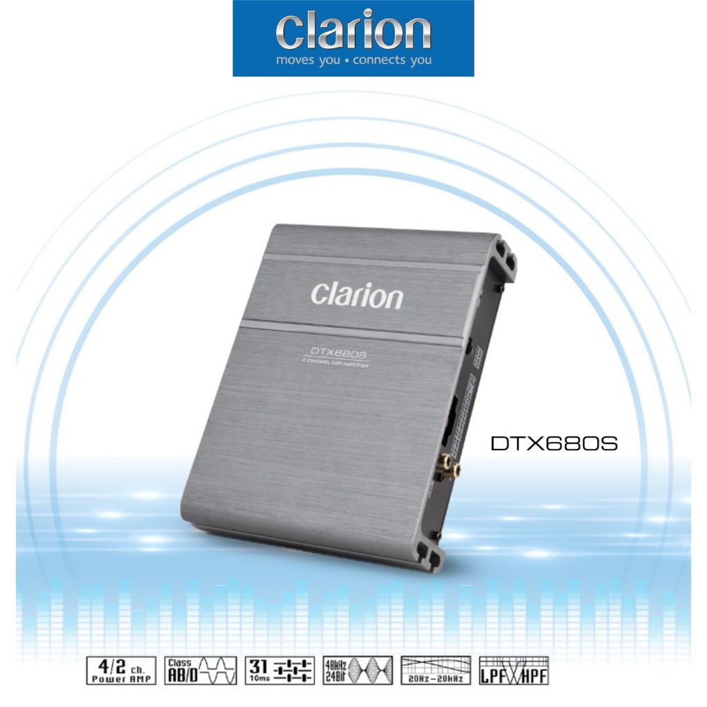 Jual Clarion DTX680S DSP Processor 8 Channel Built in Power Amplifier ...