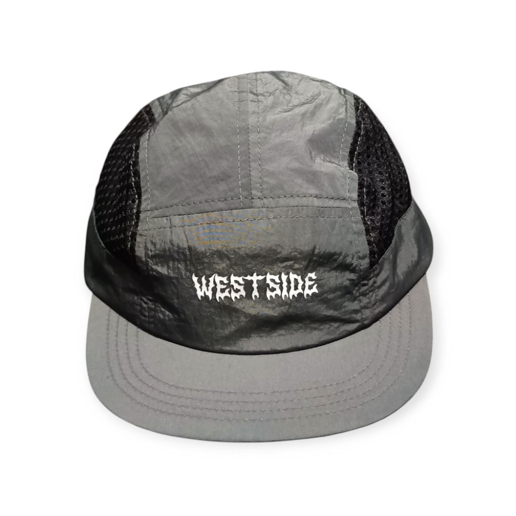 Jual Topi Grey visor pendek jaring westside | Shopee Indonesia
