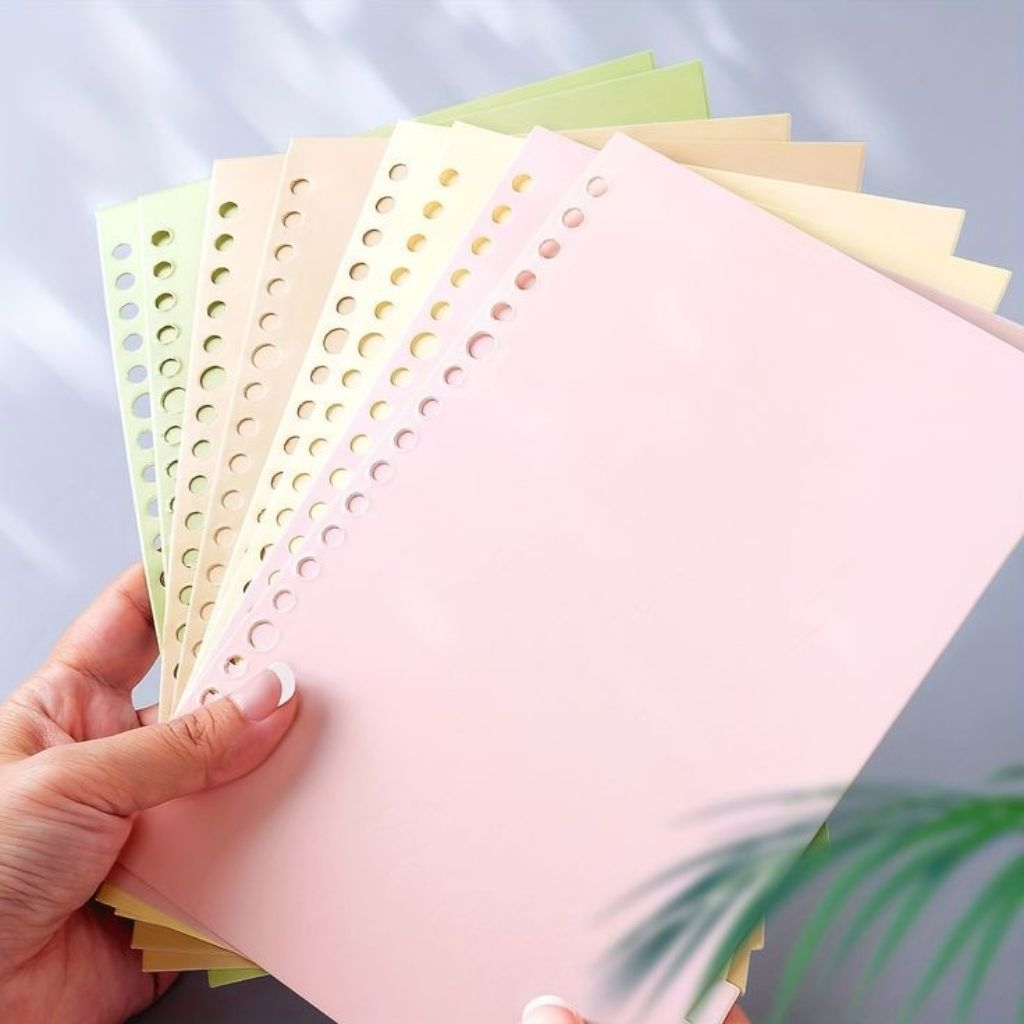 Jual Refill Binder Ukuran B5 A4 A5 Isi Binder Polos Isi 50 Lembar Loose Leaf Kertas Binder ...