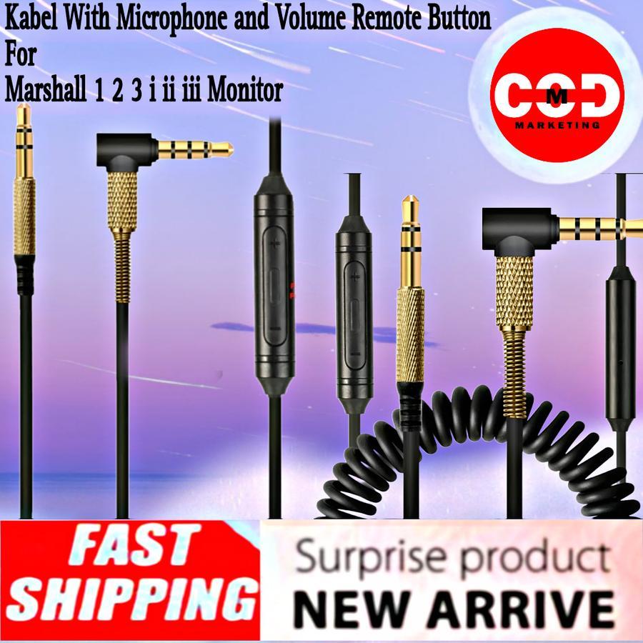 Jual Cable/Kabel Jack Microphone Headphone Marshall Major i ii iii ...