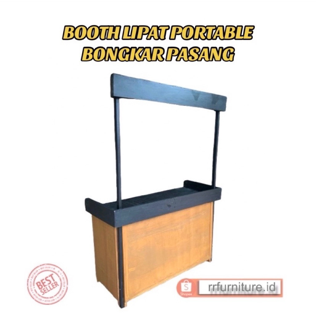 Jual Meja Booth Lipat Portable Bisa Bongkar Pasang Plus Meja 3 Tingkat ...