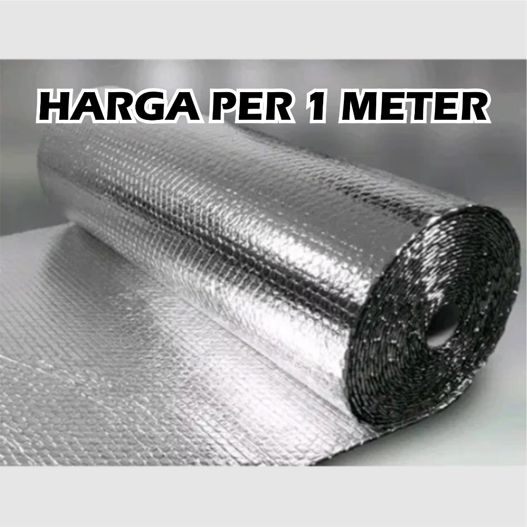 Jual (1 METER) Aluminium Foil Bubble Untuk Lapisan Dalam Styrofoam Box ...