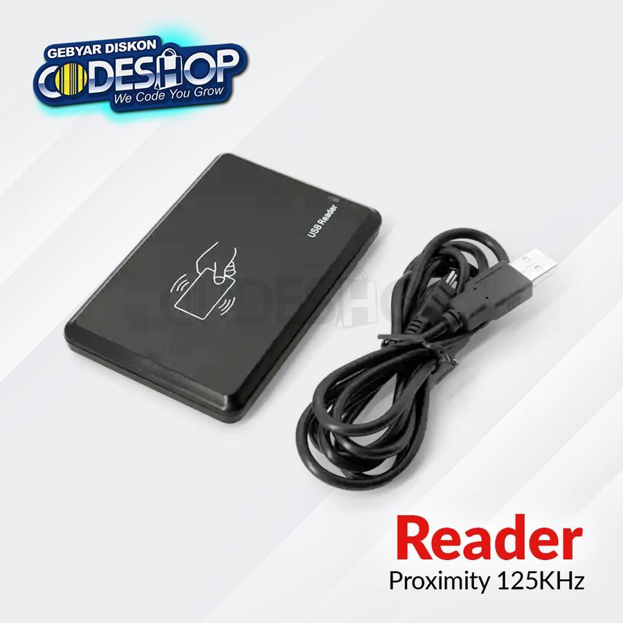 Jual Paket Kartu Proximity 125KHz RFID Contactless Reader 125 KHz Plug ...
