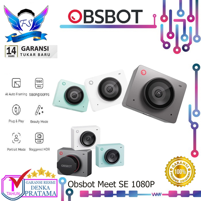 Jual OBSBOT Meet 2 4K Meet SE 1080 AI-Powered Webcam Smart Web Cam ...