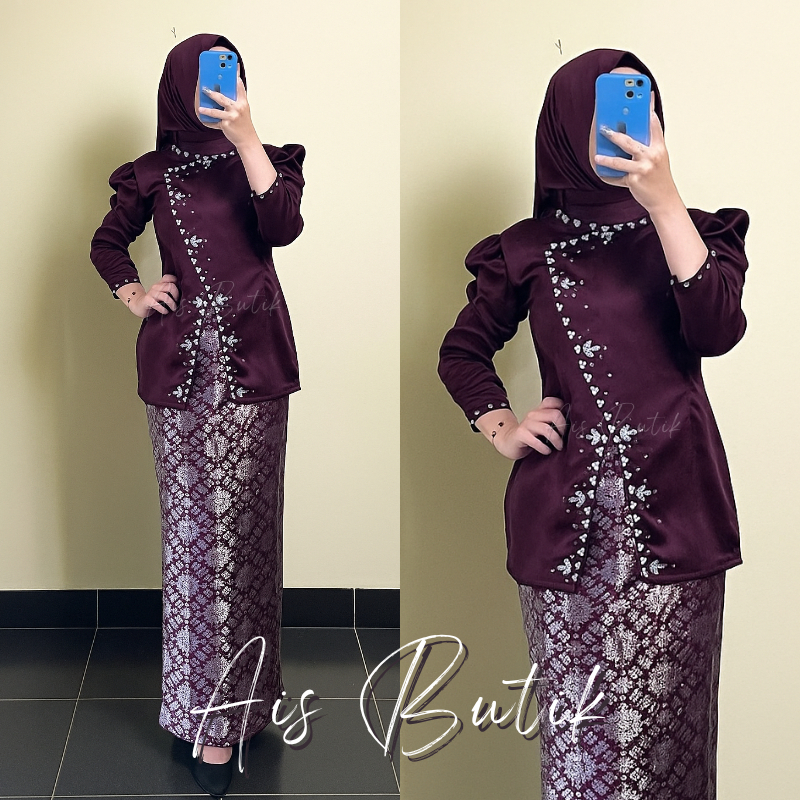 Jual (Ready XXL) Oneset Inara Rok Songket Terbaru Kebaya Set Kurung ...