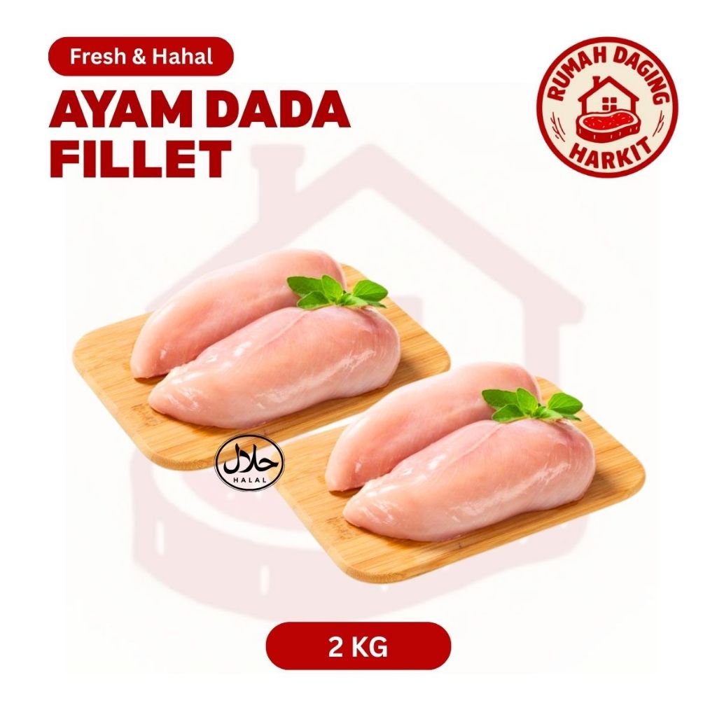 Jual Promo Bundling - Dada Ayam Fillet Fresh 2kg - Dada Fillet - Dada ...