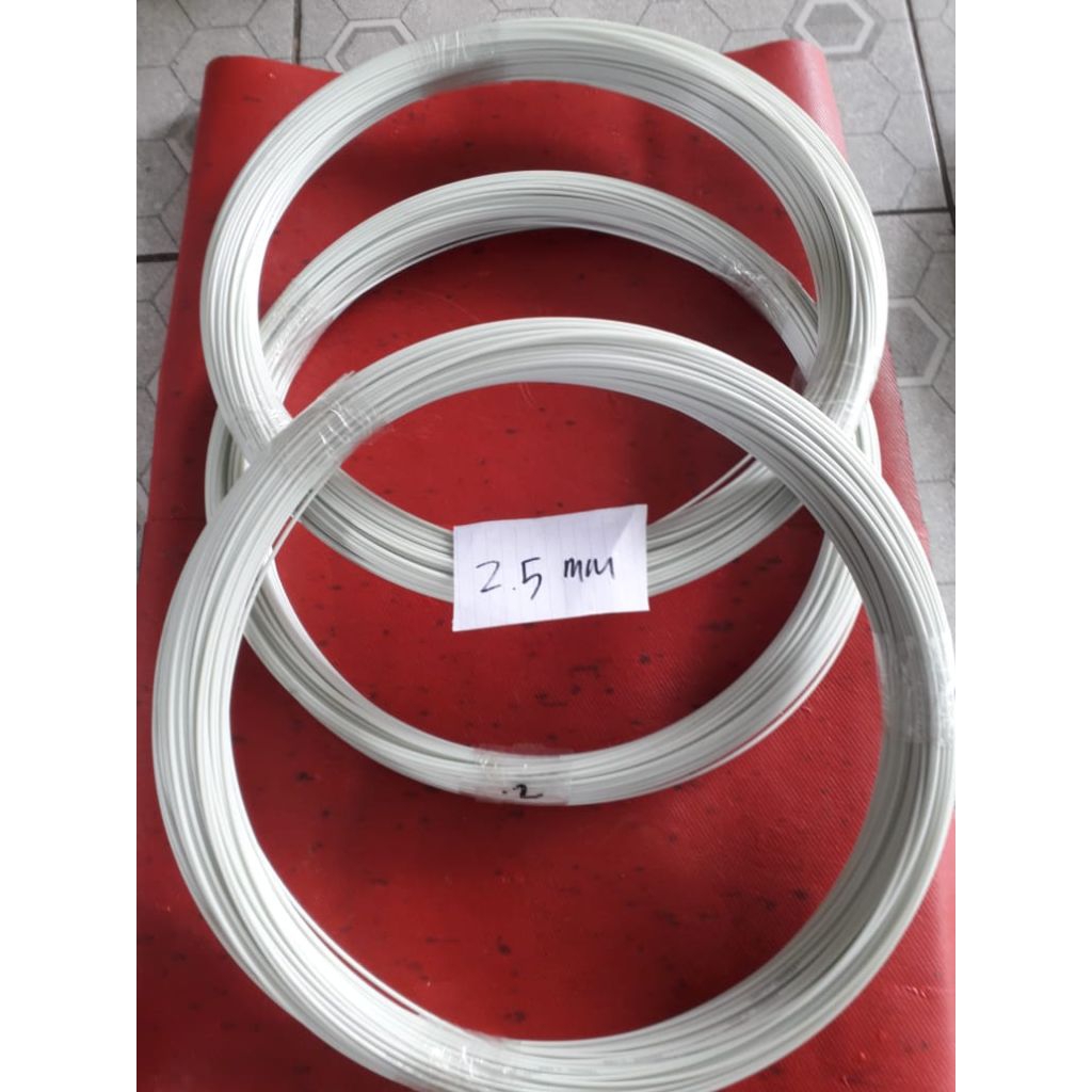 Jual JERUJI FIBER PUTIH SUSU 2,5MM PANJANG 10MTR DAN 5MTR | Shopee ...
