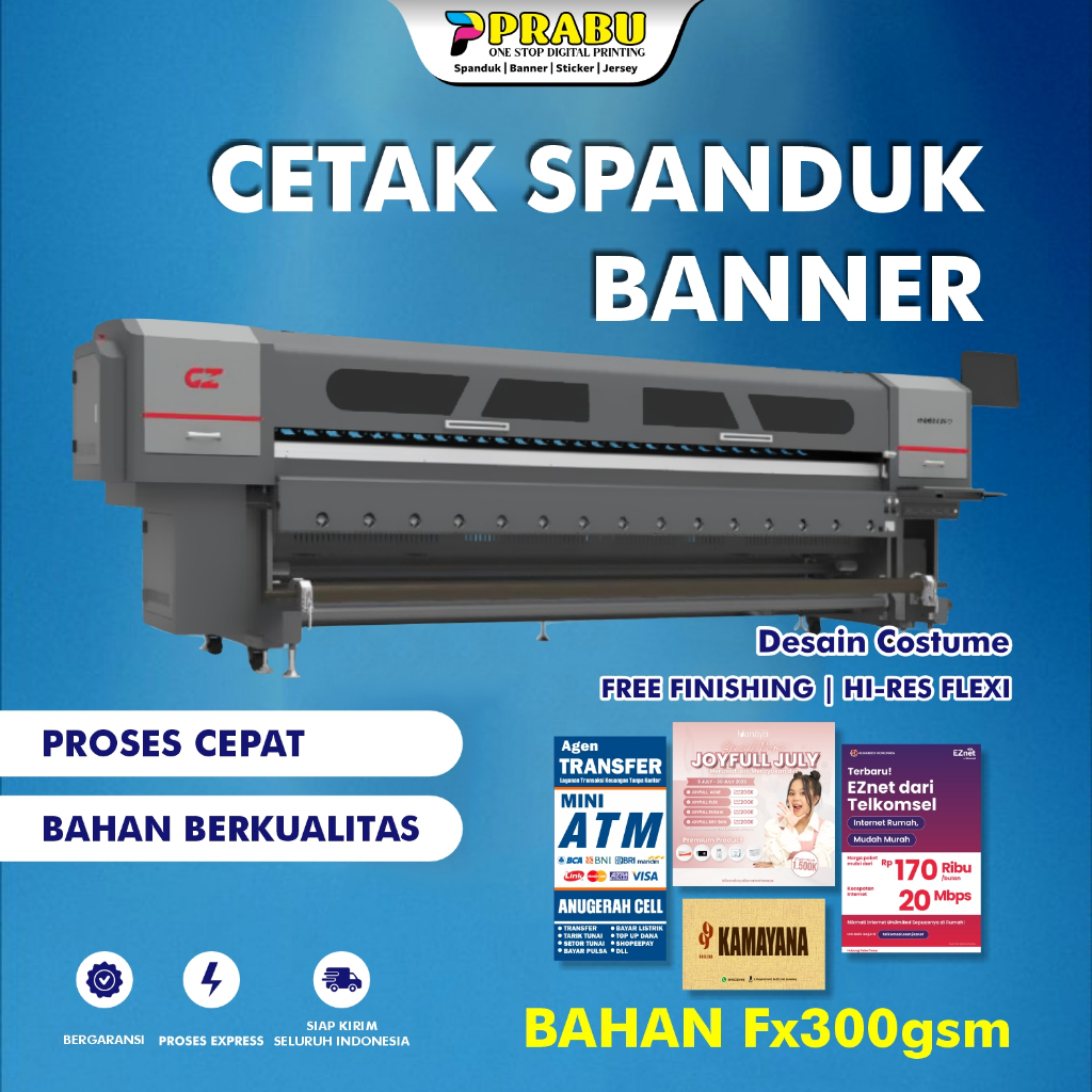 Jual Digital Printing Flexi Frontlite 300gsm, Print Spanduk Banner Backdrop Baliho Billboard ...