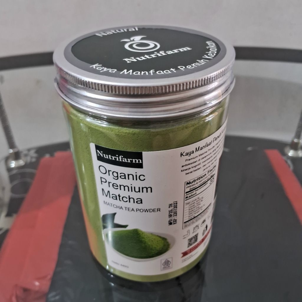 Jual Nutrifarm Organic Premium Matcha Minuman Green Tea 440g EXP 2027 ...