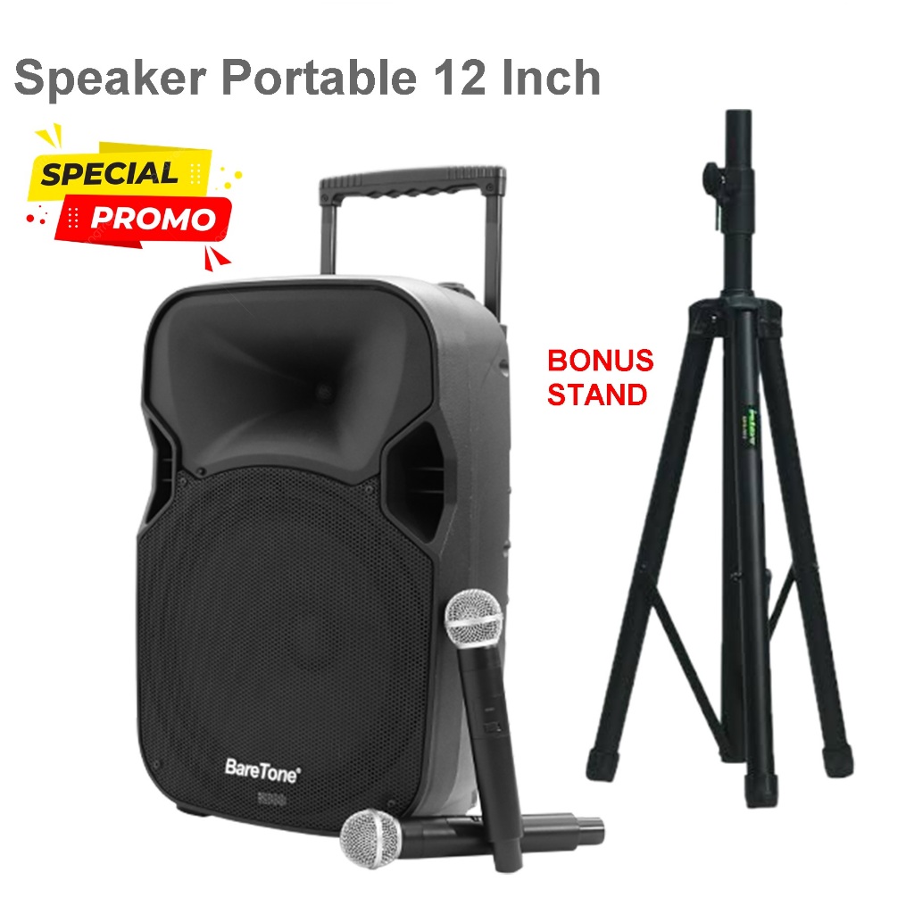 Jual Speaker Portable 12 Inch Free Stand Produk Original Max12AL ...