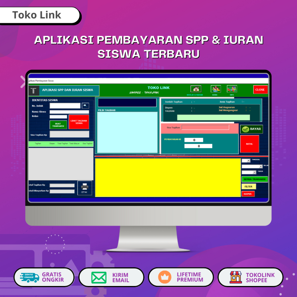Jual Aplikasi Pembayaran SPP & Iuran Siswa Terbaru | Shopee Indonesia