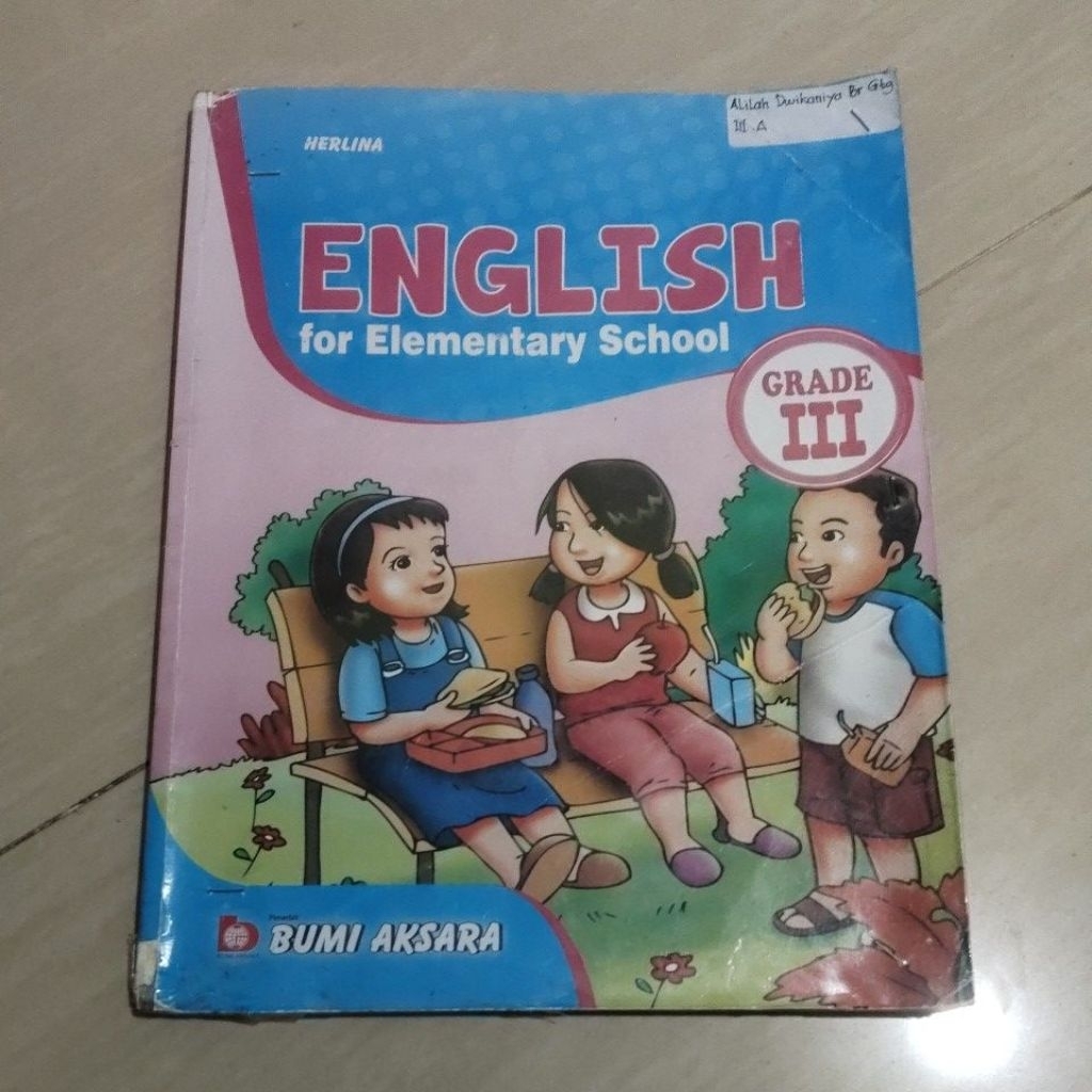 Jual BUKU ORI BUKU ENGLISH KELAS 3 SD PENERBIT BUMI AKSARA | Shopee Indonesia
