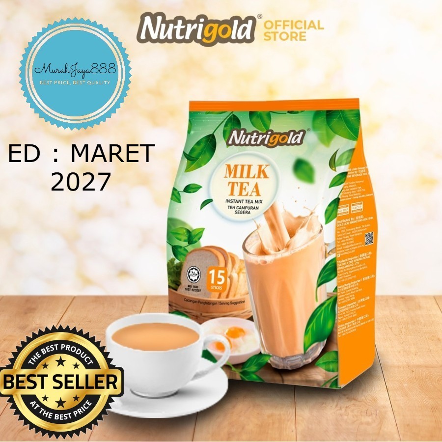 Jual Nutrigold Milktea Instant Tea Milk 15 Stik Teh Campuran Segera ...