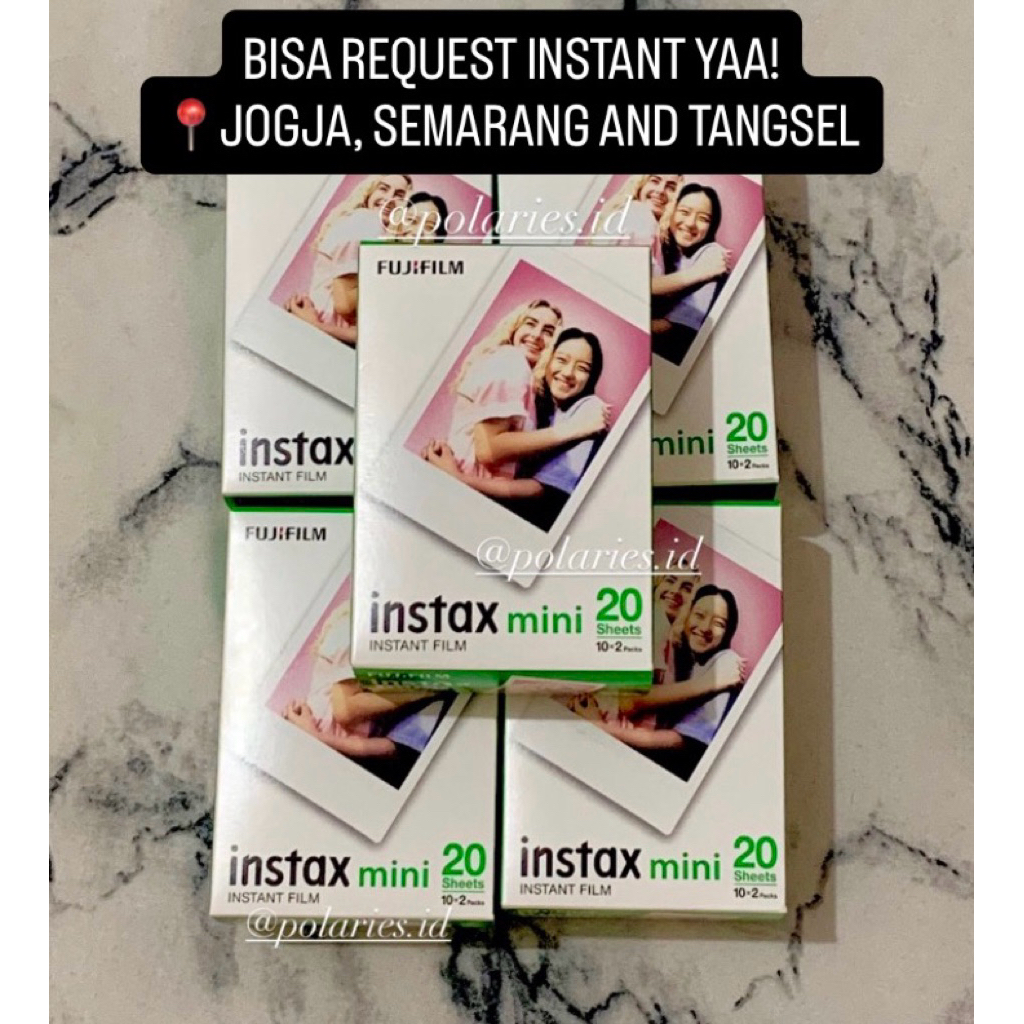 Jual READY! Fujifilm Instax Paper Film Mini Refill | Twinpack Isi 20 ...