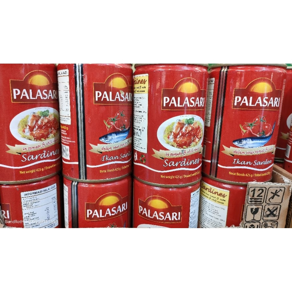 Jual SARDEN / SARDINES PALASARI CHILI & TOMATO 425Gr | Shopee Indonesia