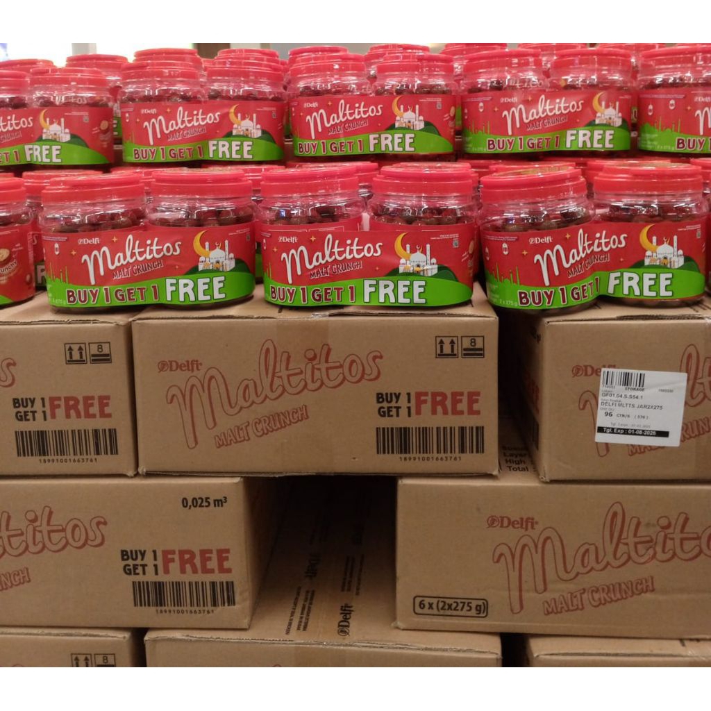 Jual Maltitos BUY 1 GET 1 FREE COKELAT DELFI MALTITOS 2x275GRAM GARANSI ...