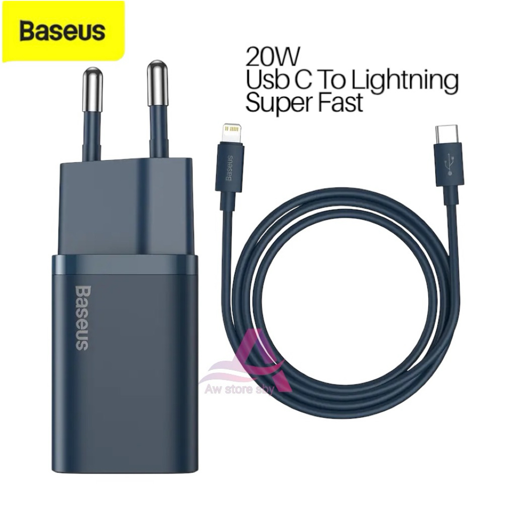 Jual Baseus Charger 20W Usb C To Lightning Super Fast Charging Multi ...