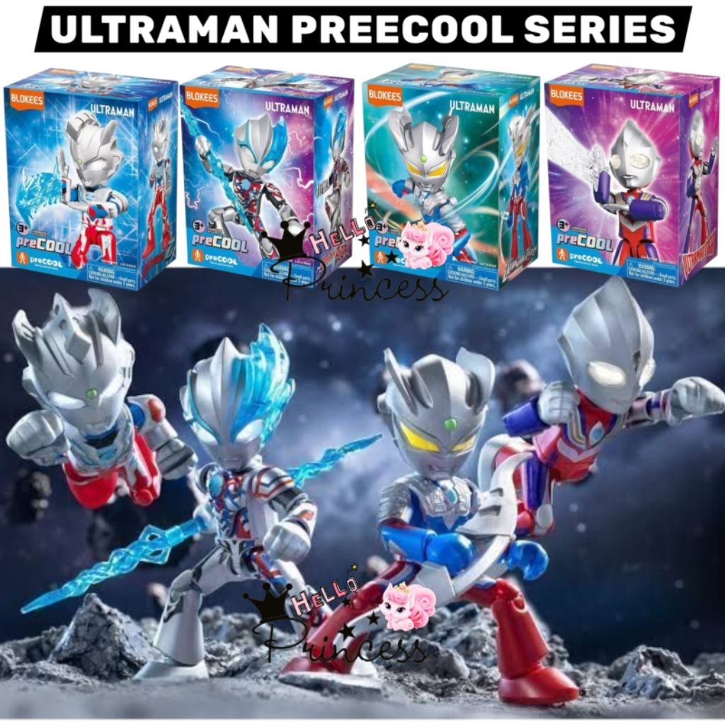 Jual Blokees Figures Ultraman Model kits Toys Mainan Anak - PreCOOL ...