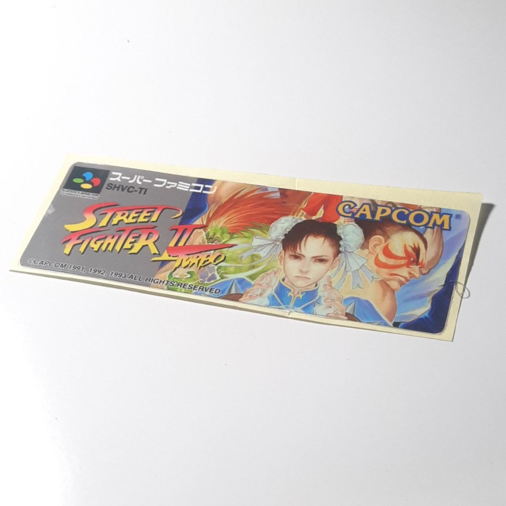Jual Kaset Super Nintendo SNES 16 Bit Street Fighter 2 Turbo Label ...