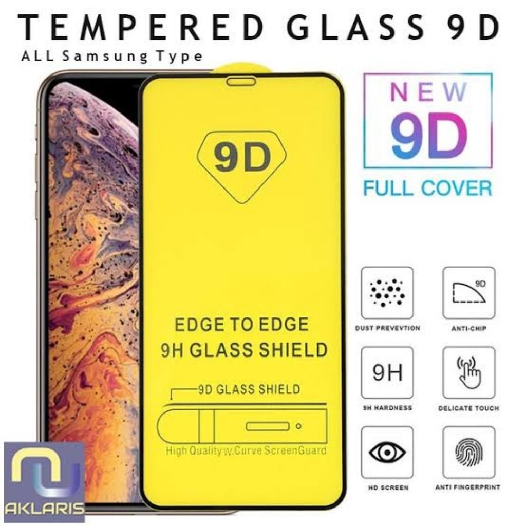 Jual TEMPER GLASS 9D TEMPERED KACA BENING FULL LAYAR FOR SAMSUNG A01 A02 A03 A03S A03 CORE A04 ...