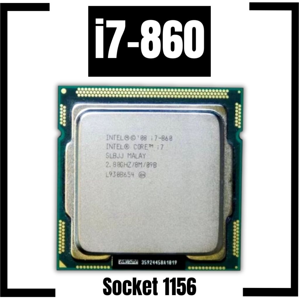 Jual Prosesor Intel Core i7-860 Gen 1 Socket LGA 1156 | Second | Bekas ...