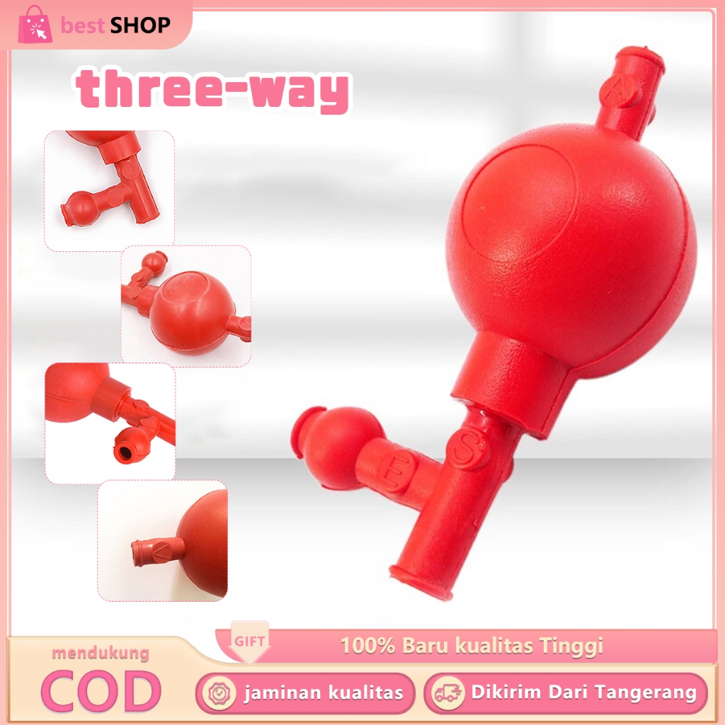 Jual Rubber Pipet Filler Bola Hisap Pipet 3 Valve Flip Safety Pipette ...