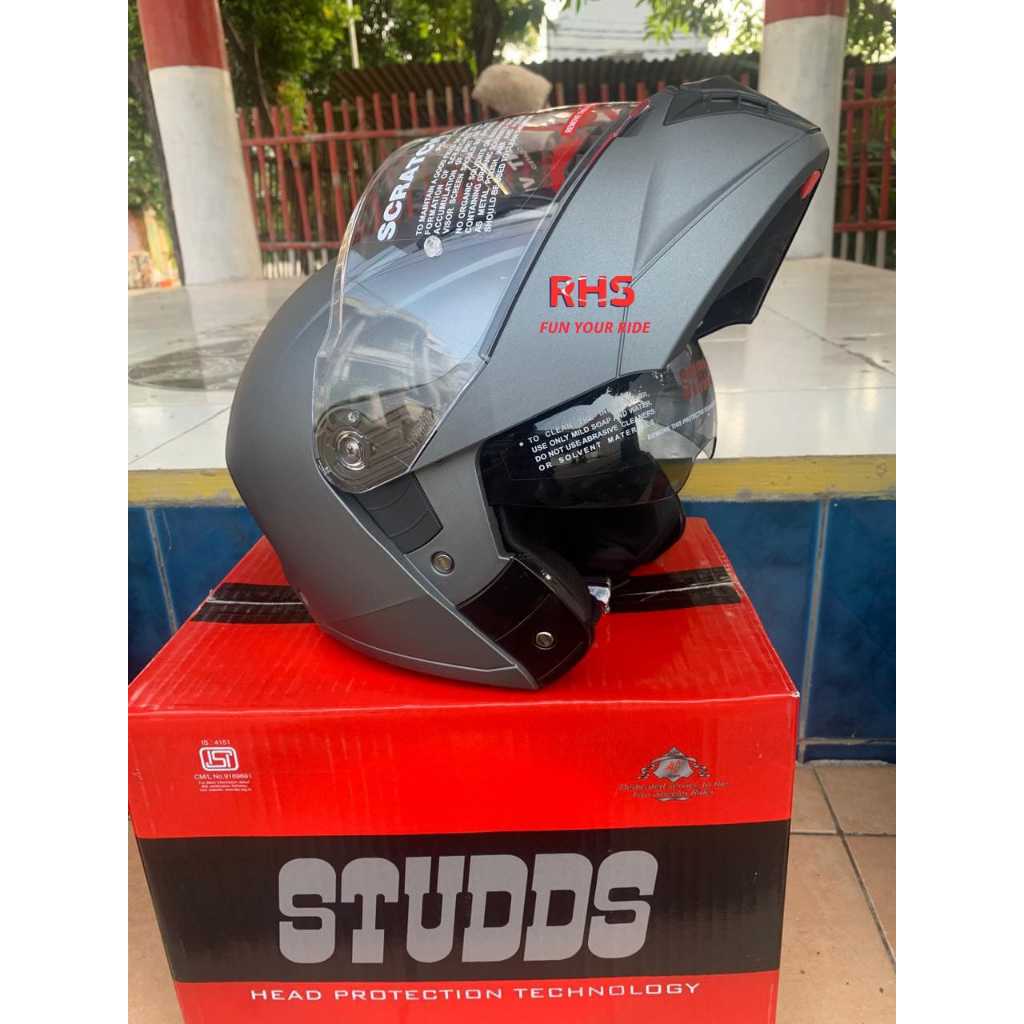 Jual STUDDS HELM MODULAR ORIGINAL FULL FACE SNI-DOT | Shopee Indonesia