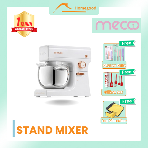 Jual Mecoo Aesthetic Premium Stand Mixer 6 Liter Smart LED Silent Motor ...