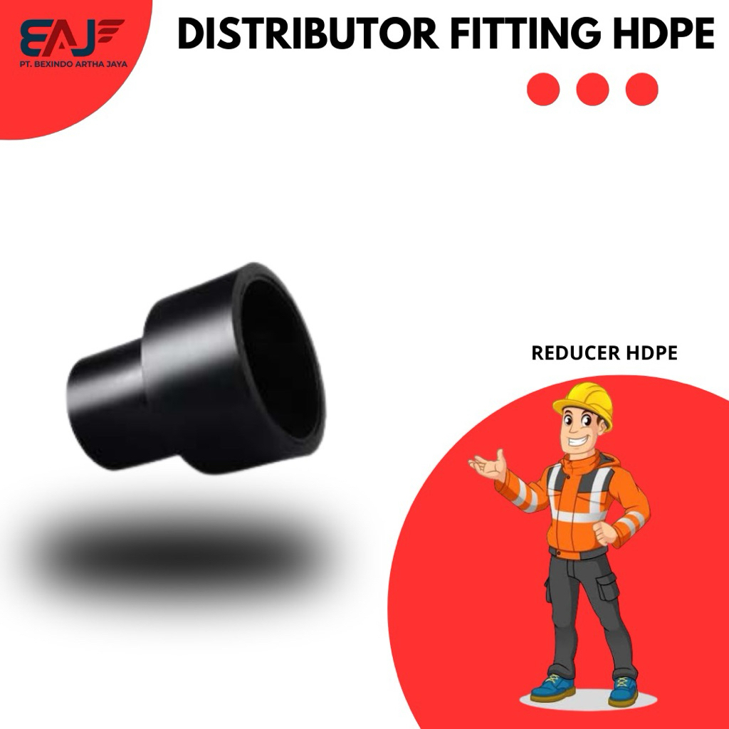 Jual Reducer Butt Fusion Hdpe 90mm X 63mm - Reducer Hdpe 3" -X 2" Inch ...