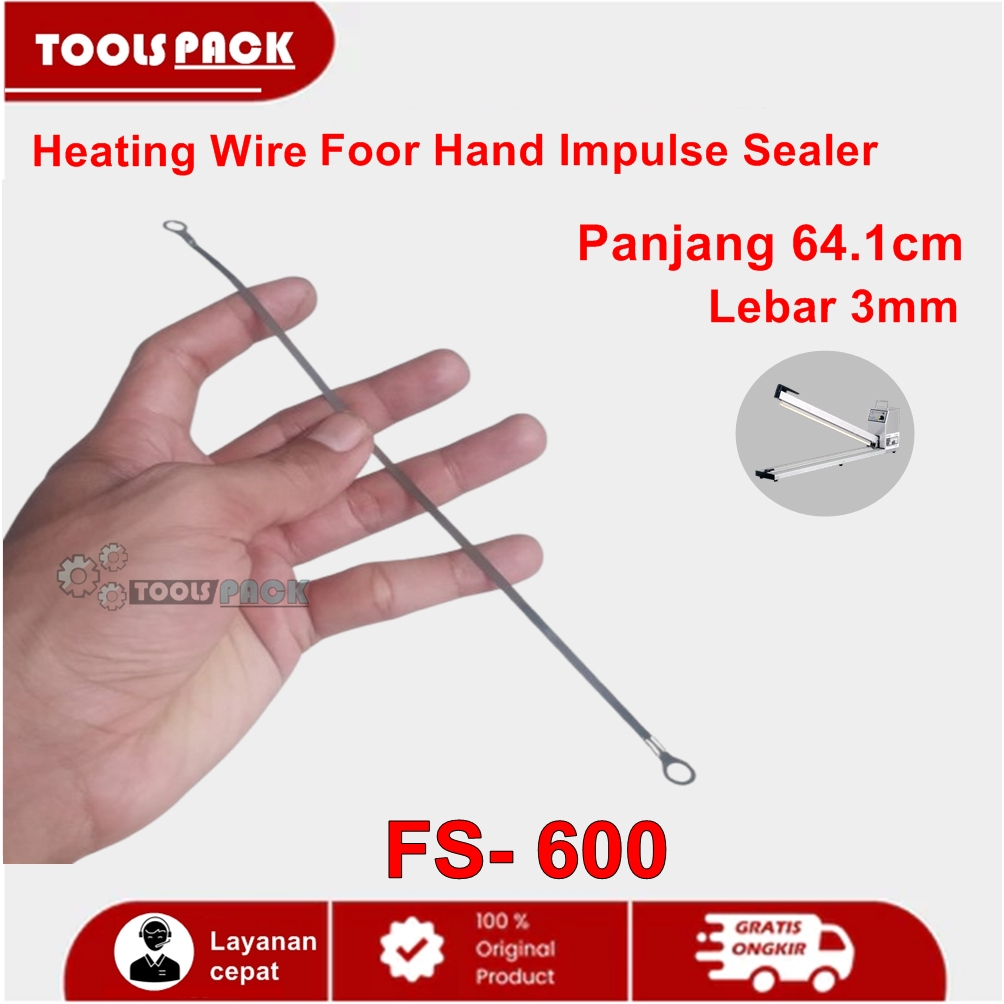 Jual FS-600H Element Heating Wire Hand Impulse Sealer Elemen Kawat ...