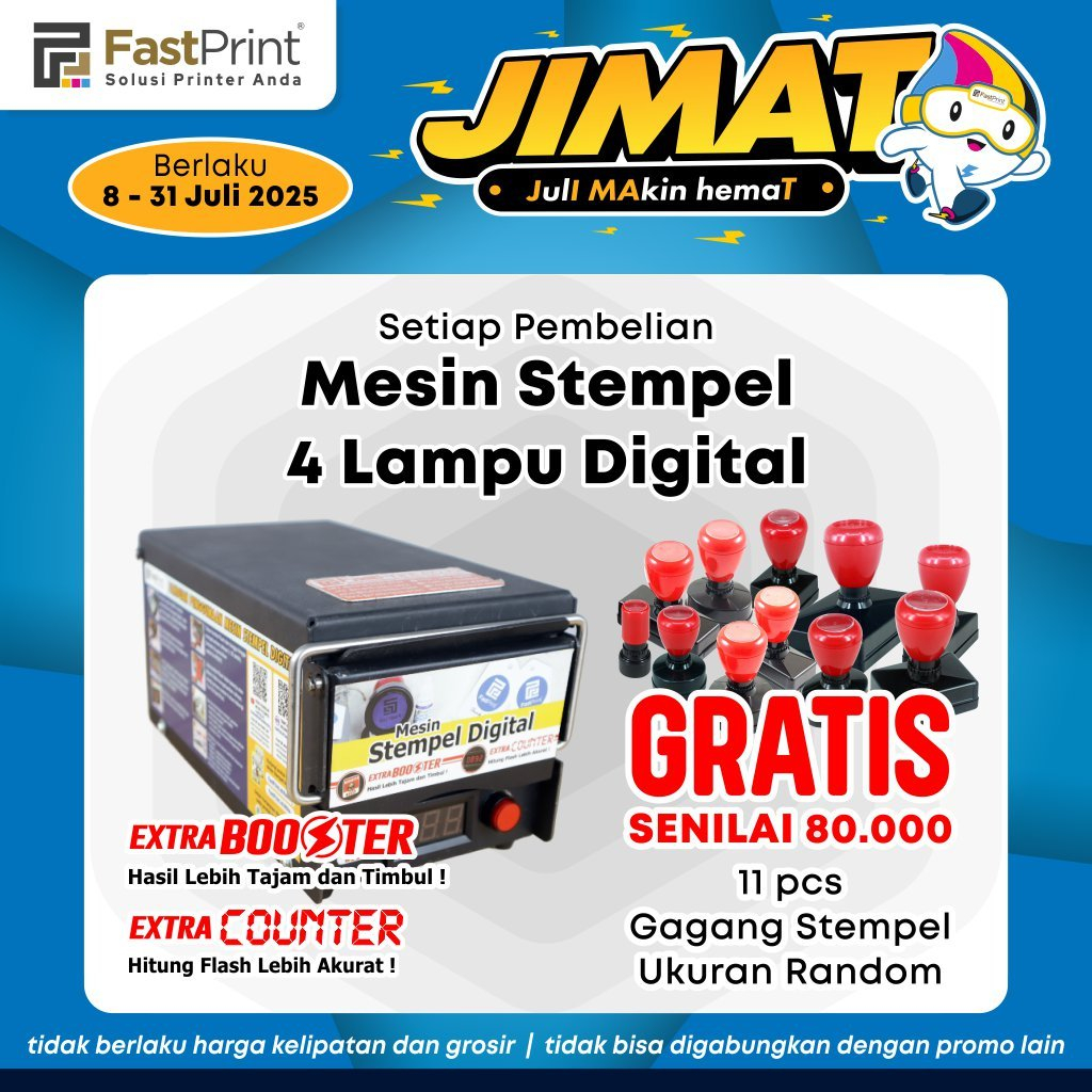 Jual Mesin Stempel Digital V.3 Extra Display Counter Fast Print ...