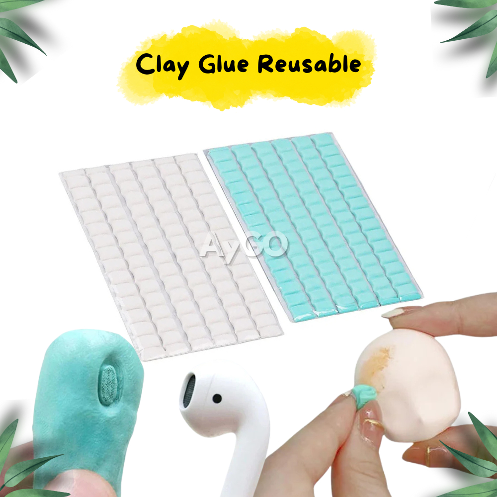 Jual Clay Glue Reusable / Tack-it tape / Adhesive Poster Putty ...