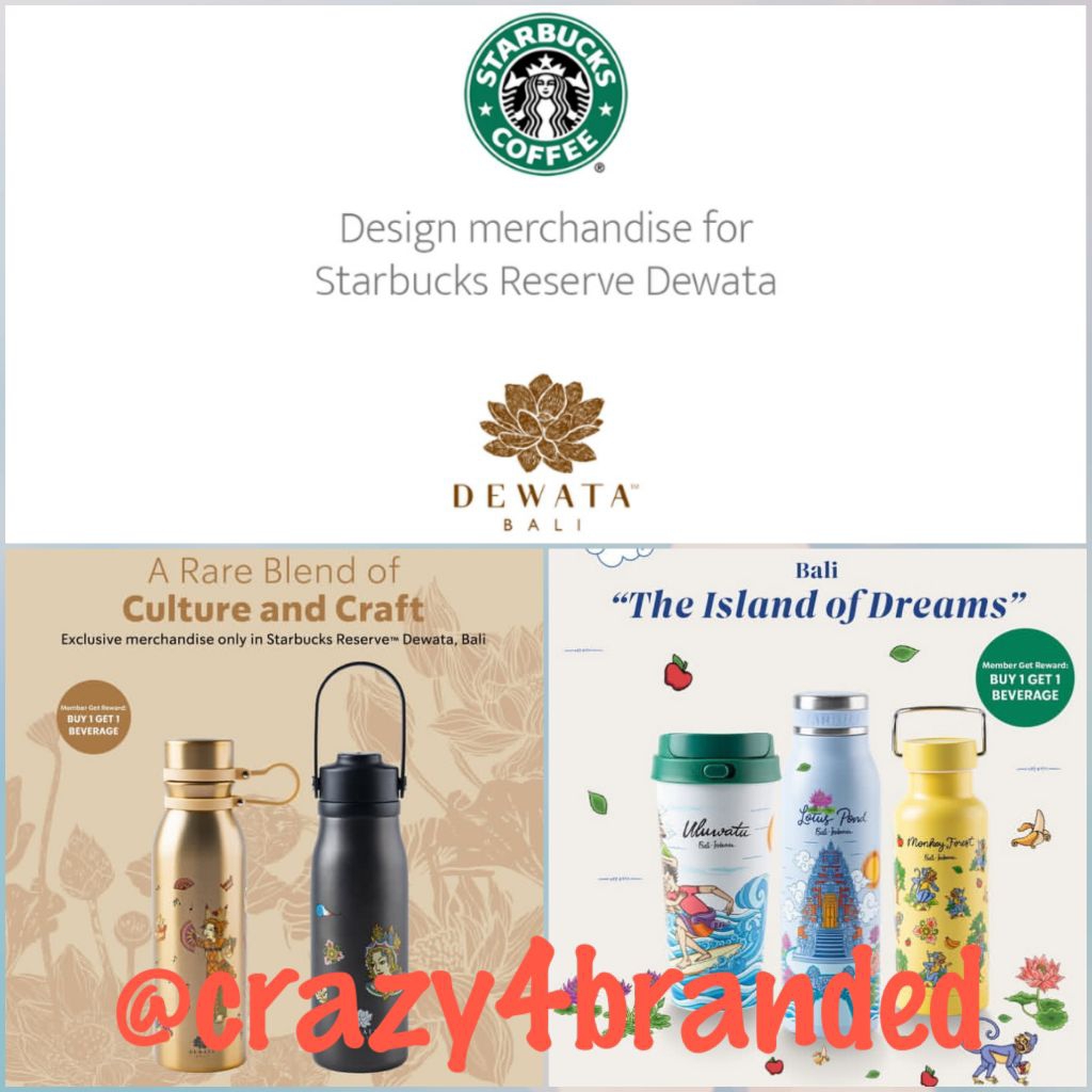 Jual Starbucks Dewata & Starbucks Bali 2025 Merchandise Collection ...