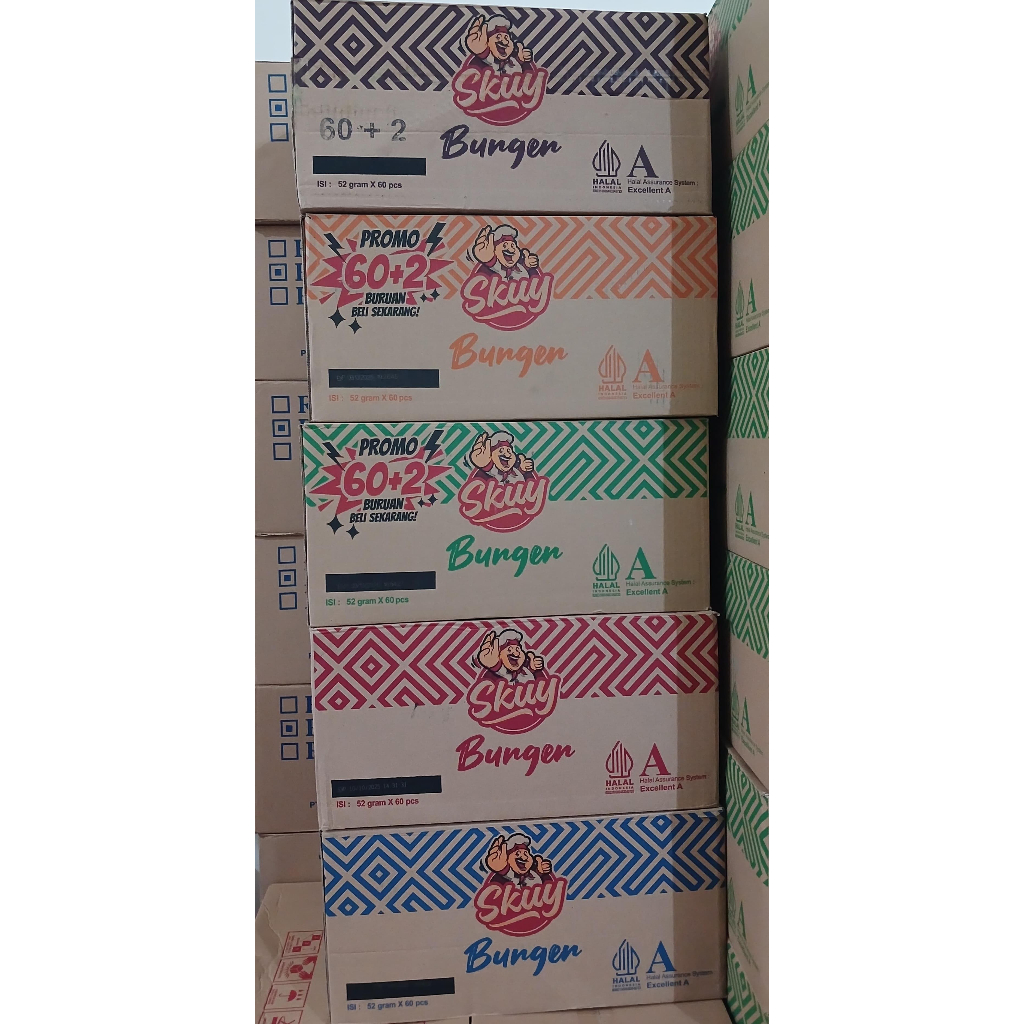 Jual SKUY BURGER 1 DUS ISI 60 PCS | Shopee Indonesia