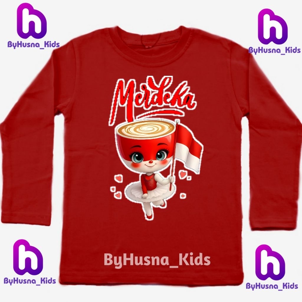 Jual LENGAN PANJANG BAJU KAOS ANAK ANOMALI BALLERINA CAPPUCINA TUNG TUNG SAHUR KEMERDEKAAN HUT ...