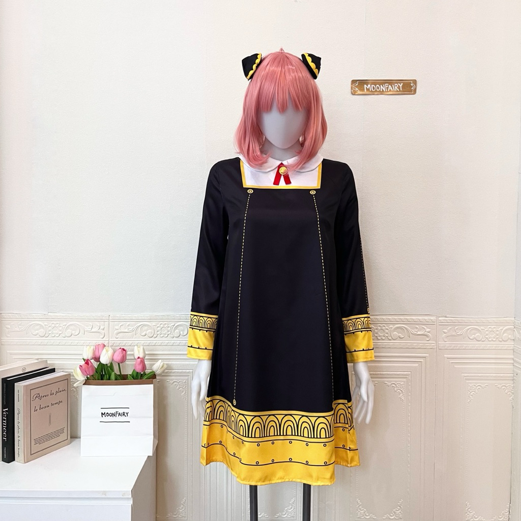 Jual 【Moonfairy】Ready Stock - Anya Forger Cosplay Costume Anime Spy X ...
