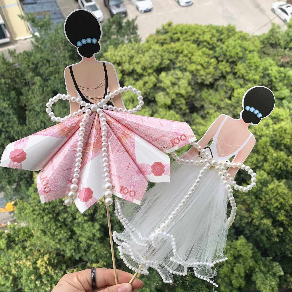 Jual Topper Bridal / Bride Gaun untuk Hiasan Kue / Buket Pernikahan ...