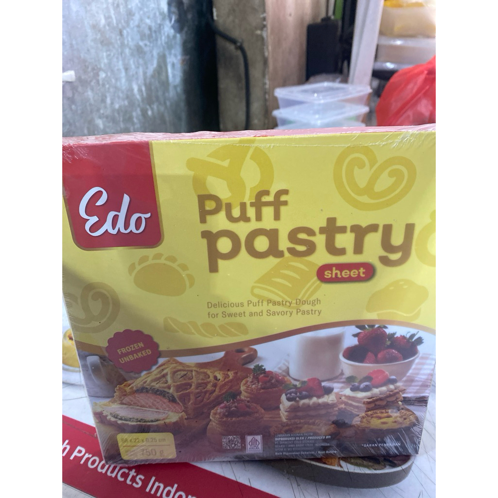 Jual Edo puff pastry sheet 750gr | Shopee Indonesia