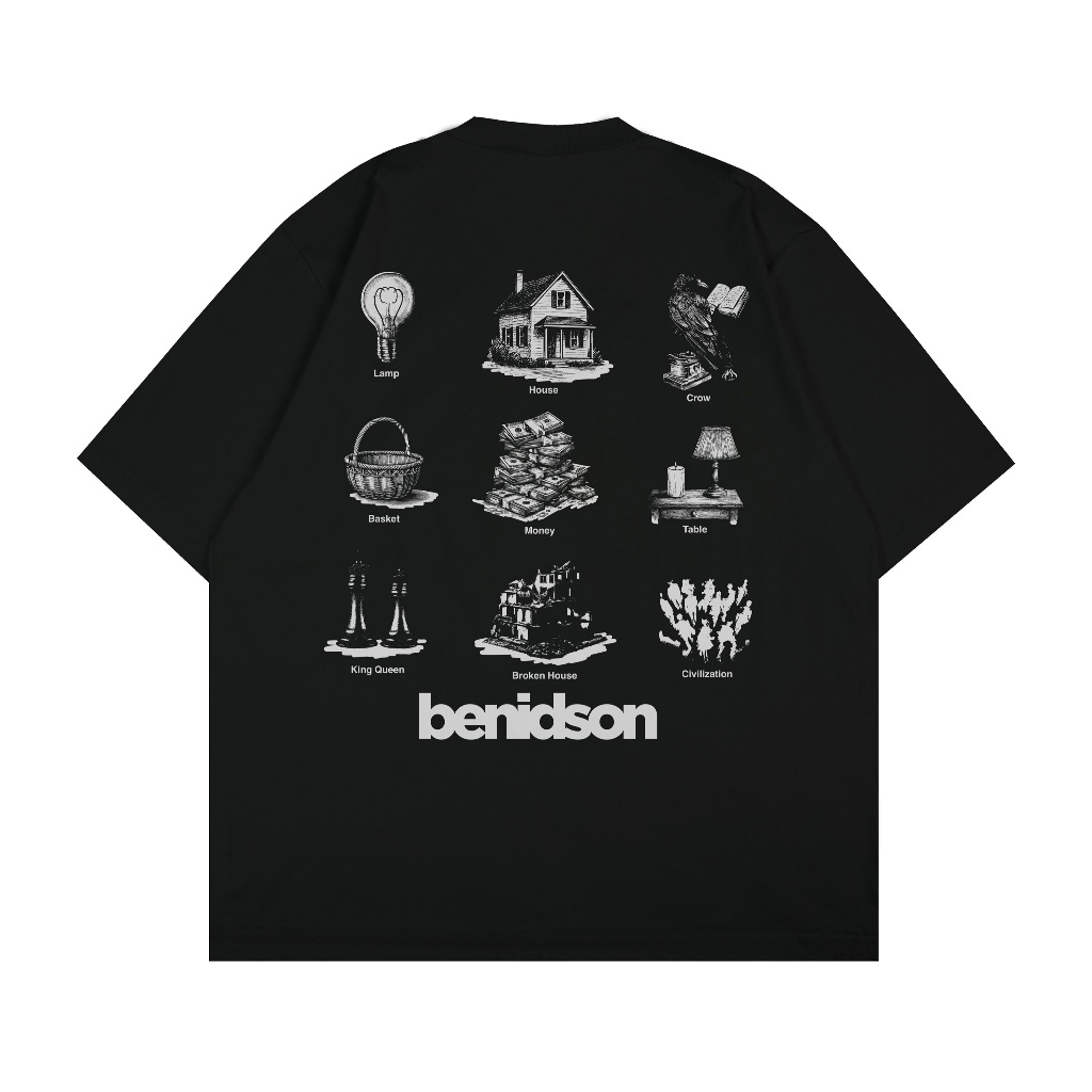 Jual BENIDSON Oversized Tshirt Life List | Shopee Indonesia