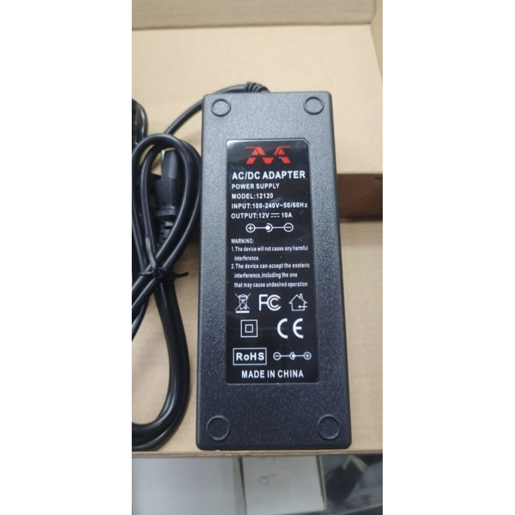 Jual Adaptor 12v 10a Adaptor DC Power Supply 12 volt 10 Ampere Jack L ...