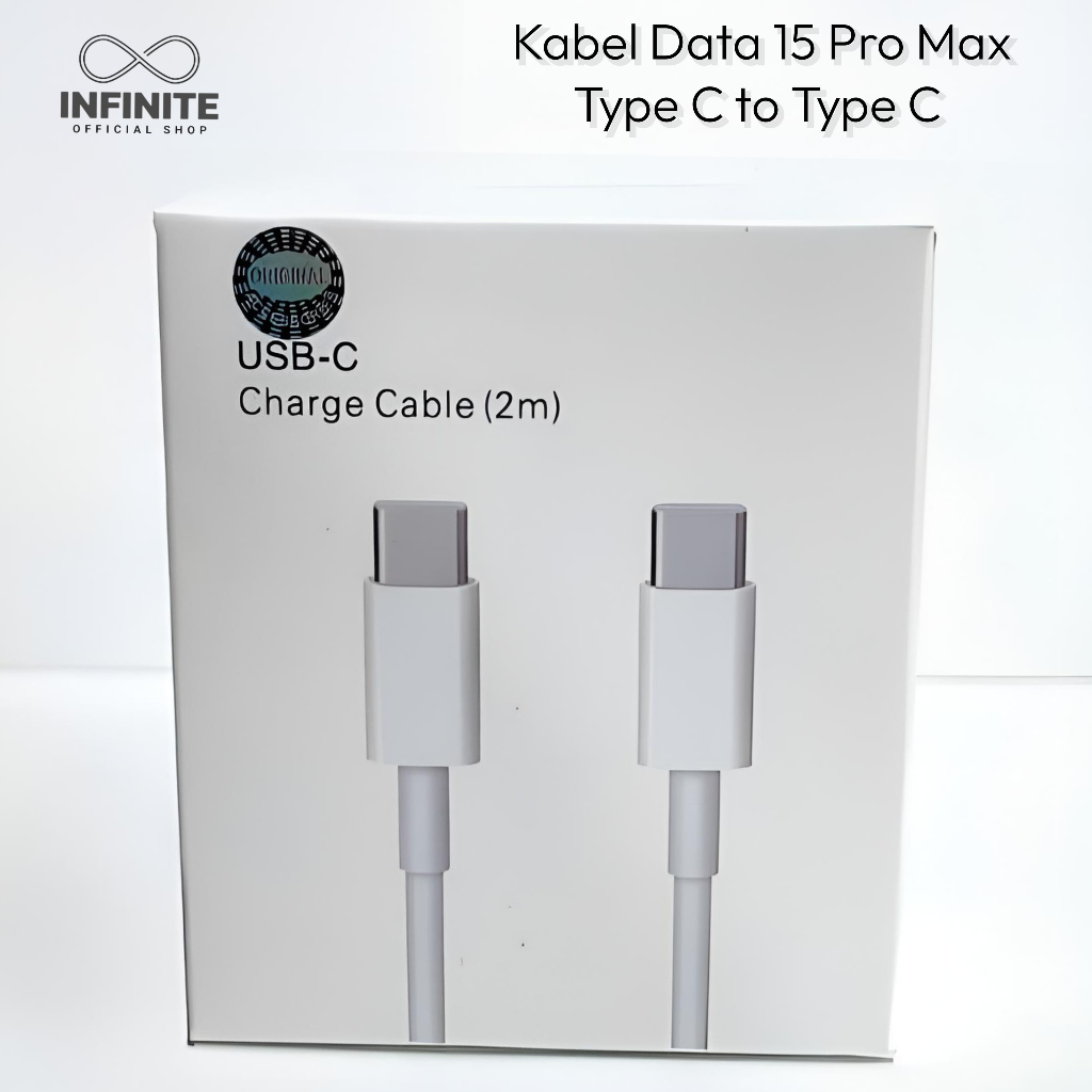 Jual Kabel Data Iphone USB C 15 Pro Max Cable Charger HP PD Super Fast ...