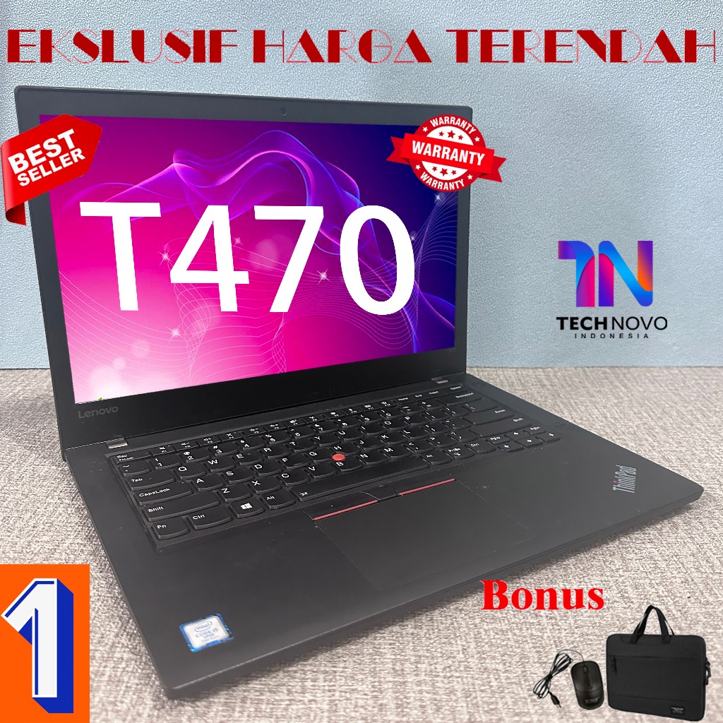 Jual Lenovo Thinkpad Laptop T470 T470P T470S core i5 /i7 Generasi 6/7 ...